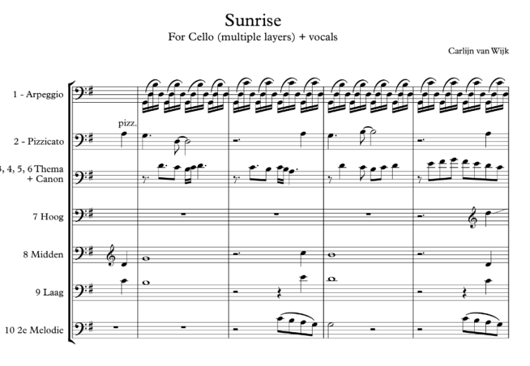 Sunrise by Carly E | Sheet music | Carly E